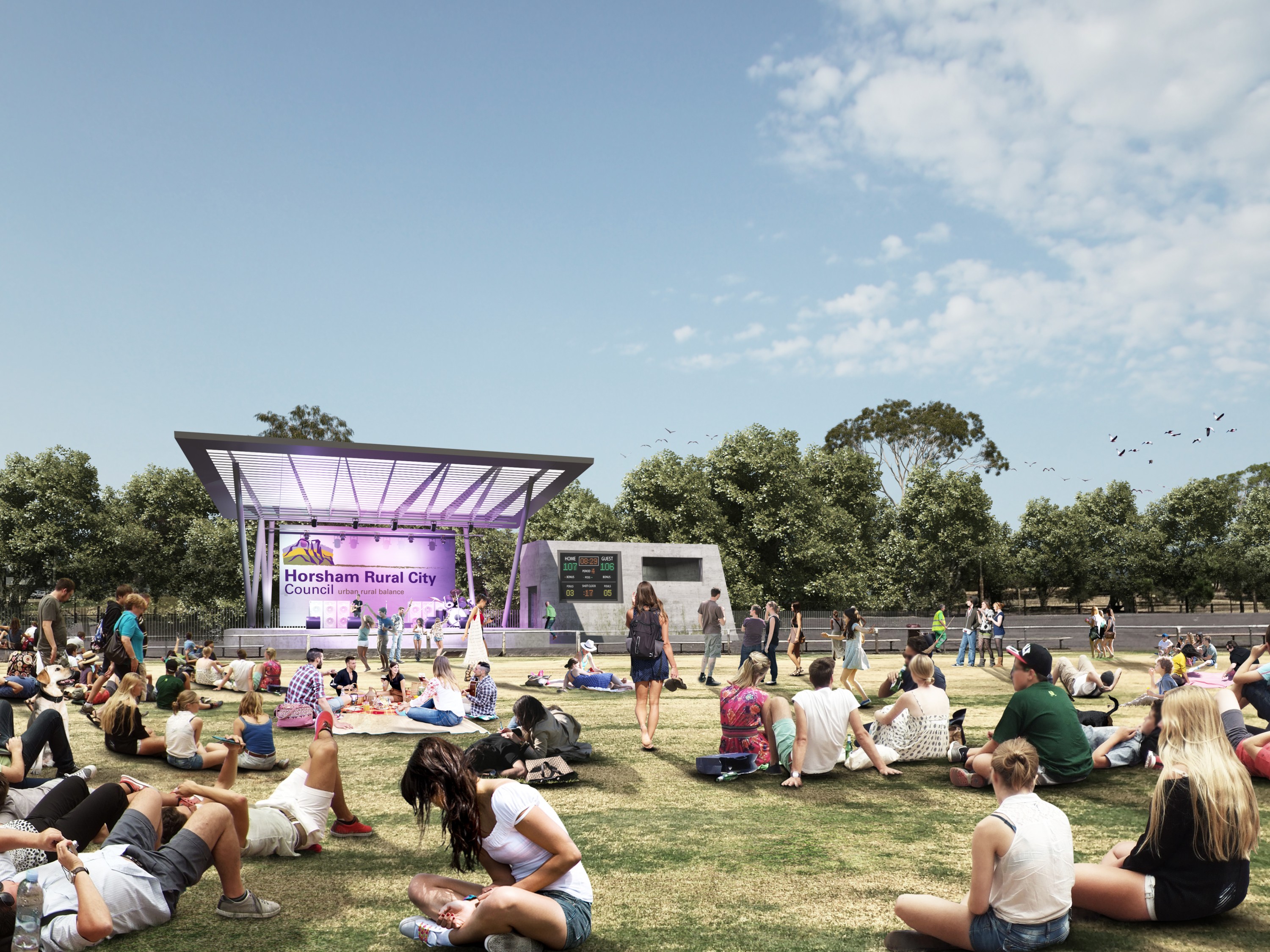 Horsham Events Stage | COMMON